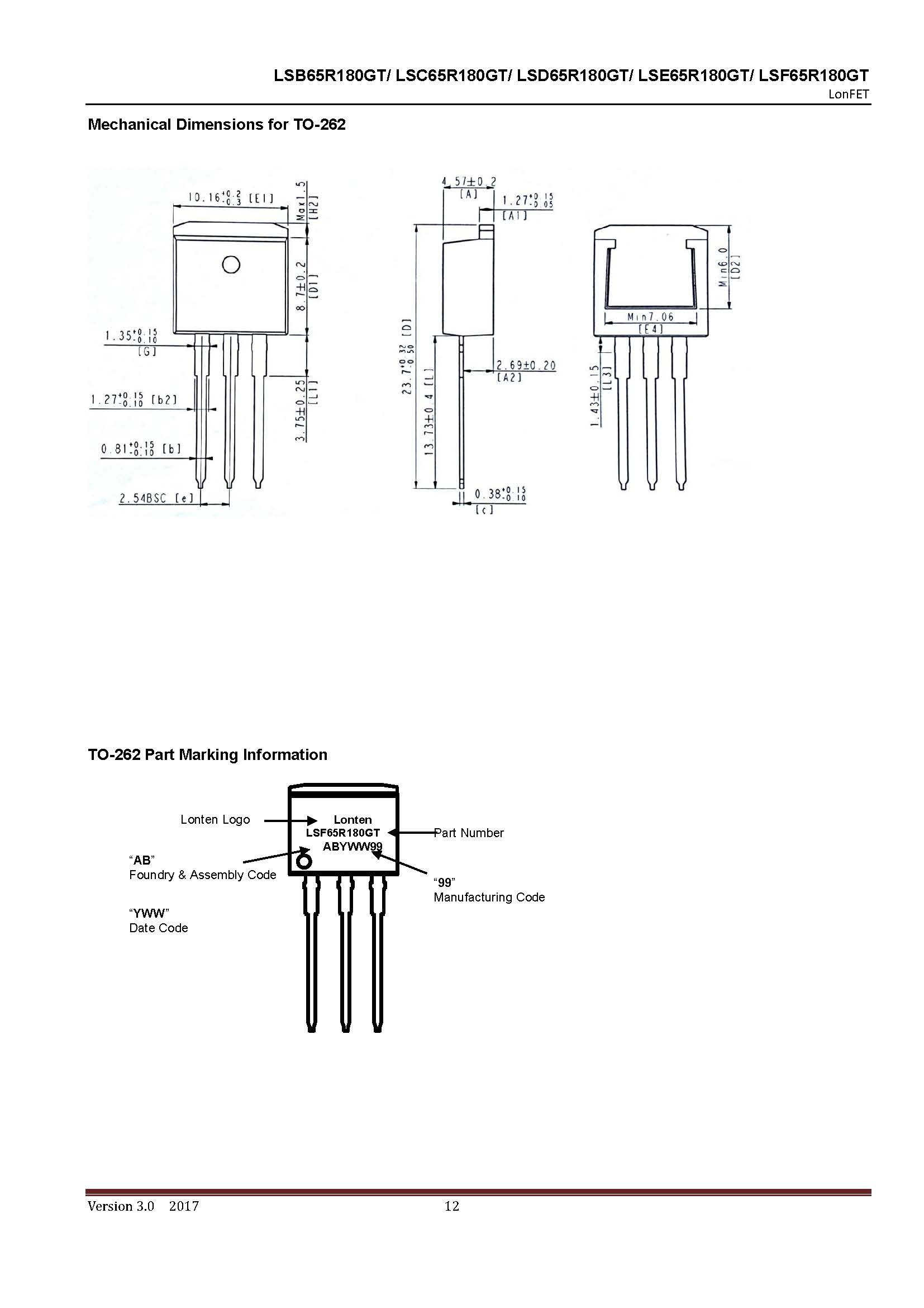 High Voltage N-channel 650V, 20A, 0.18Ω Power MOSFET LSB65R180GT from China manufacturer - Merryelc